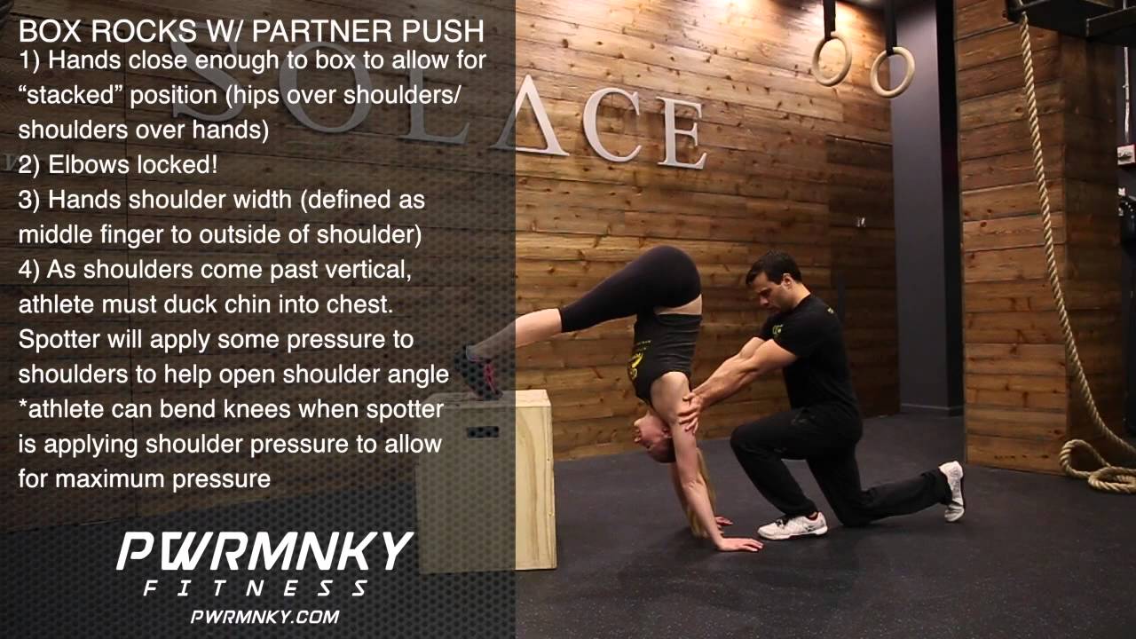 MONKEY METHOD-BOX ROCKS W/ PARTNER PUSH - YouTube