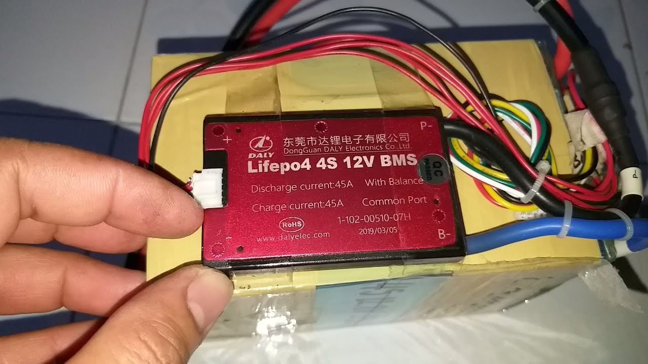 การต่อใช้งาน BMS แบบ Common port เบื้องต้น ใช้งานยากไหม - YouTube