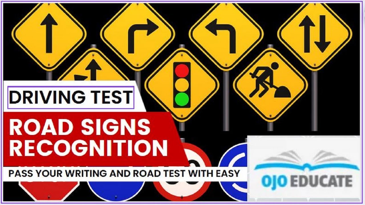 Road Sign Recognition Test All California Road Signs And Their
