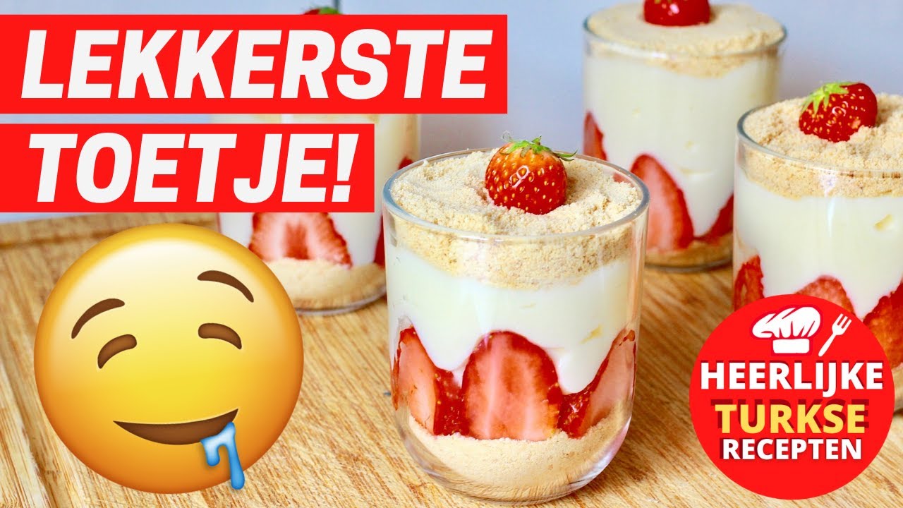 MAGNOLIA MET AARDBEI 🍓😱 ZO EEN HEERLIJKE TOETJE HEB JE NOG NOOIT ...