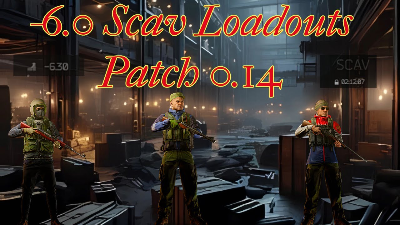 NEGATIVE -6.0 Scav Karma Loadouts | Patch 0.14 - YouTube
