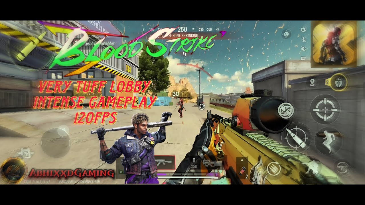 Bloodstrike very tuff lobby the players are killing like mosquito kills ...