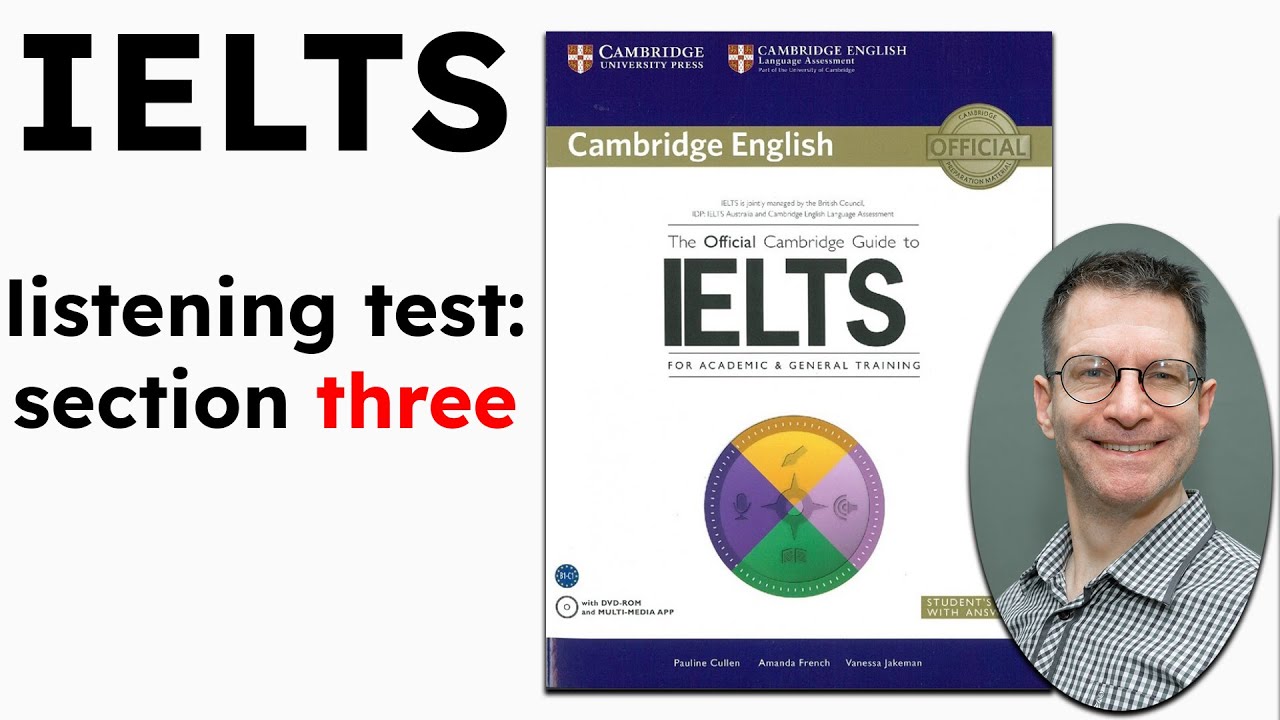 IELTS listening test sections | understanding section three - YouTube
