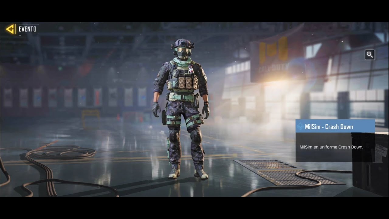 Gratis! skin MilSim-Crash Down de temporada con solo aser unas misiones ...