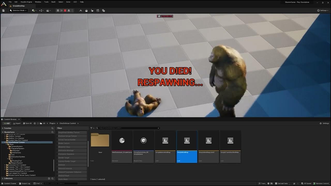 ARK Dev Kit GameFramework & Custom Cosmetics Overview - YouTube