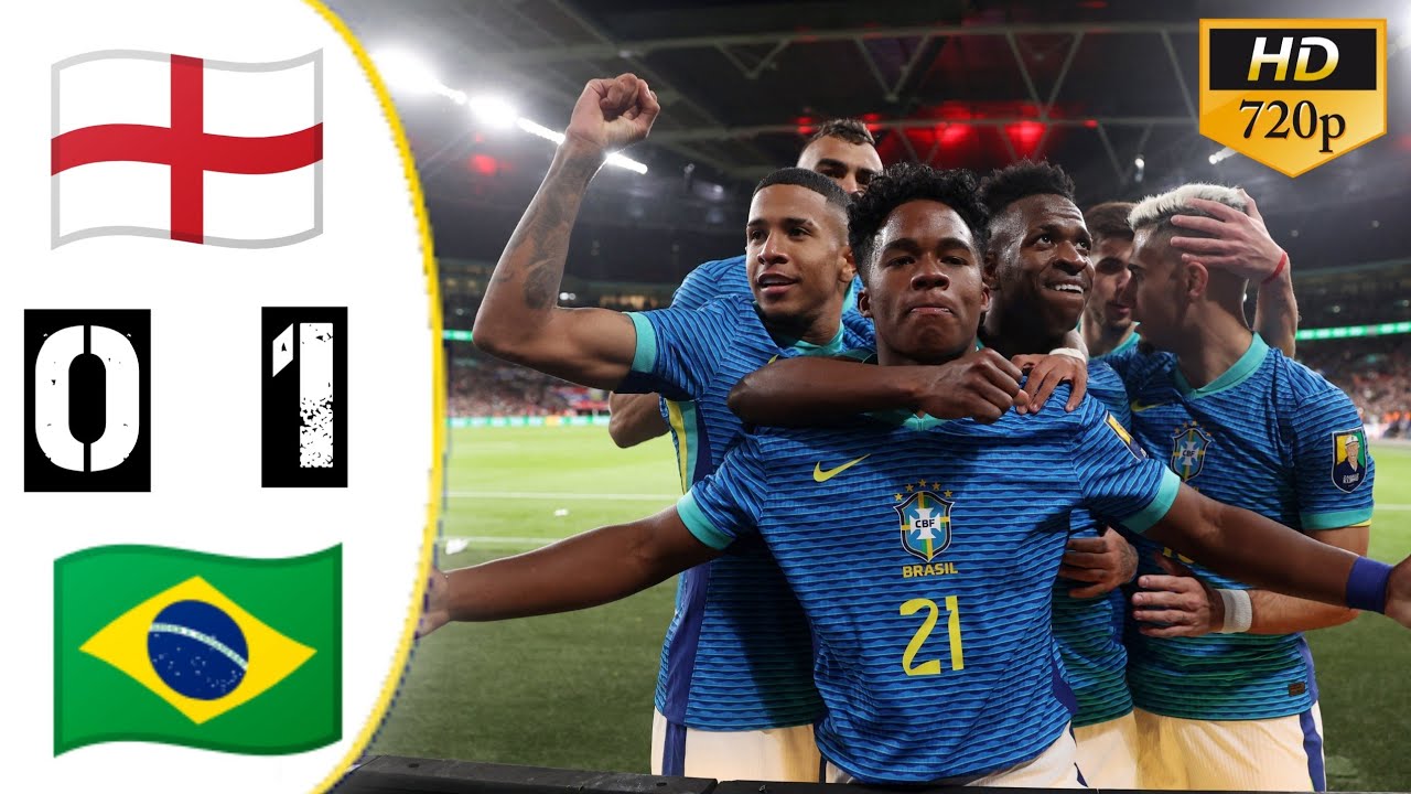 England Vs Brazil 0 - 1 Highlights & All Goals 2024 | International ...