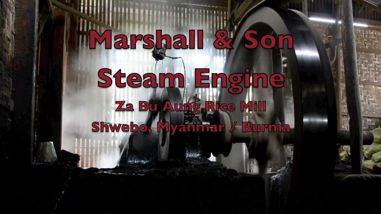 Steamed Rice #8 - Marshall Stationary Steam Engine Working In Shwebo ...