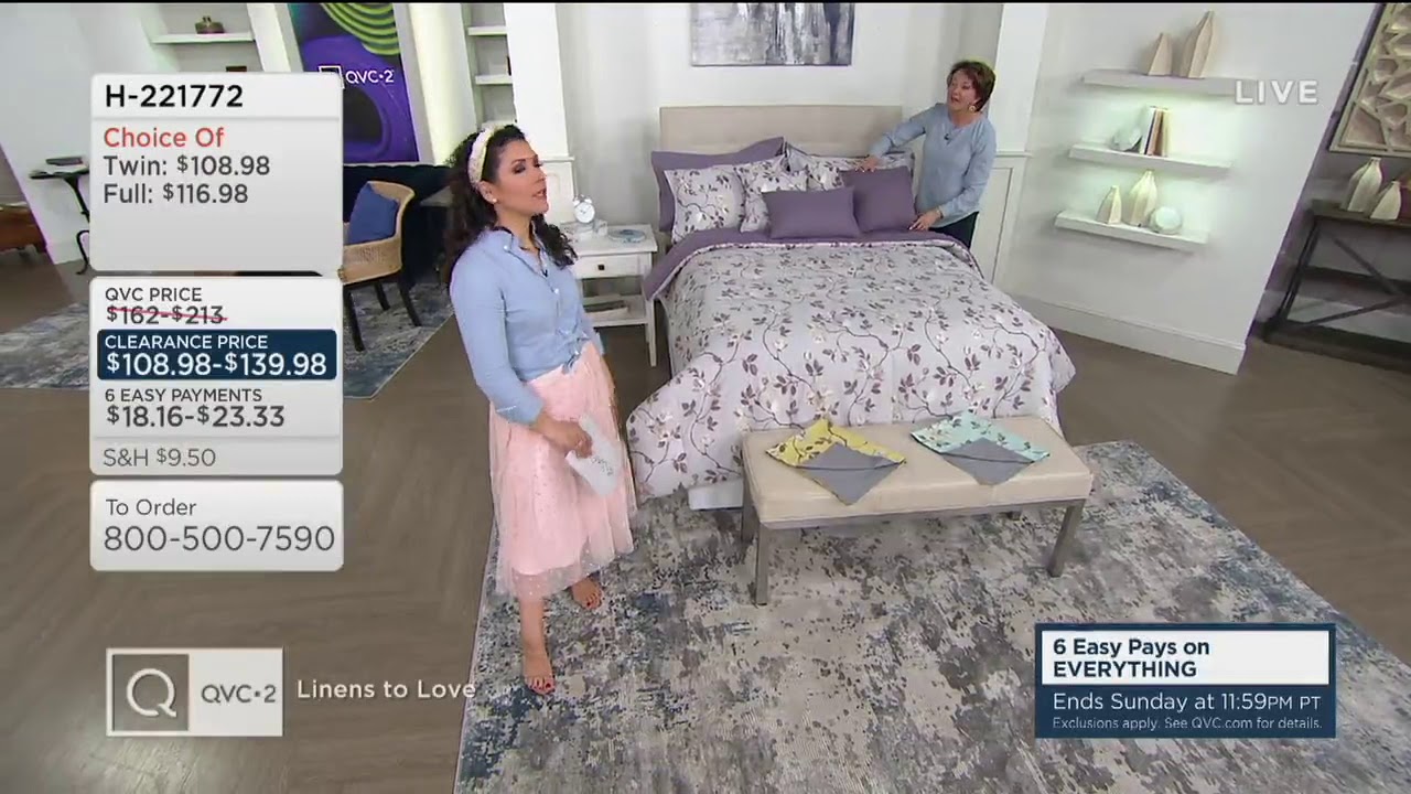 Home Reflections 10-Piece Bed in Bag on QVC - YouTube