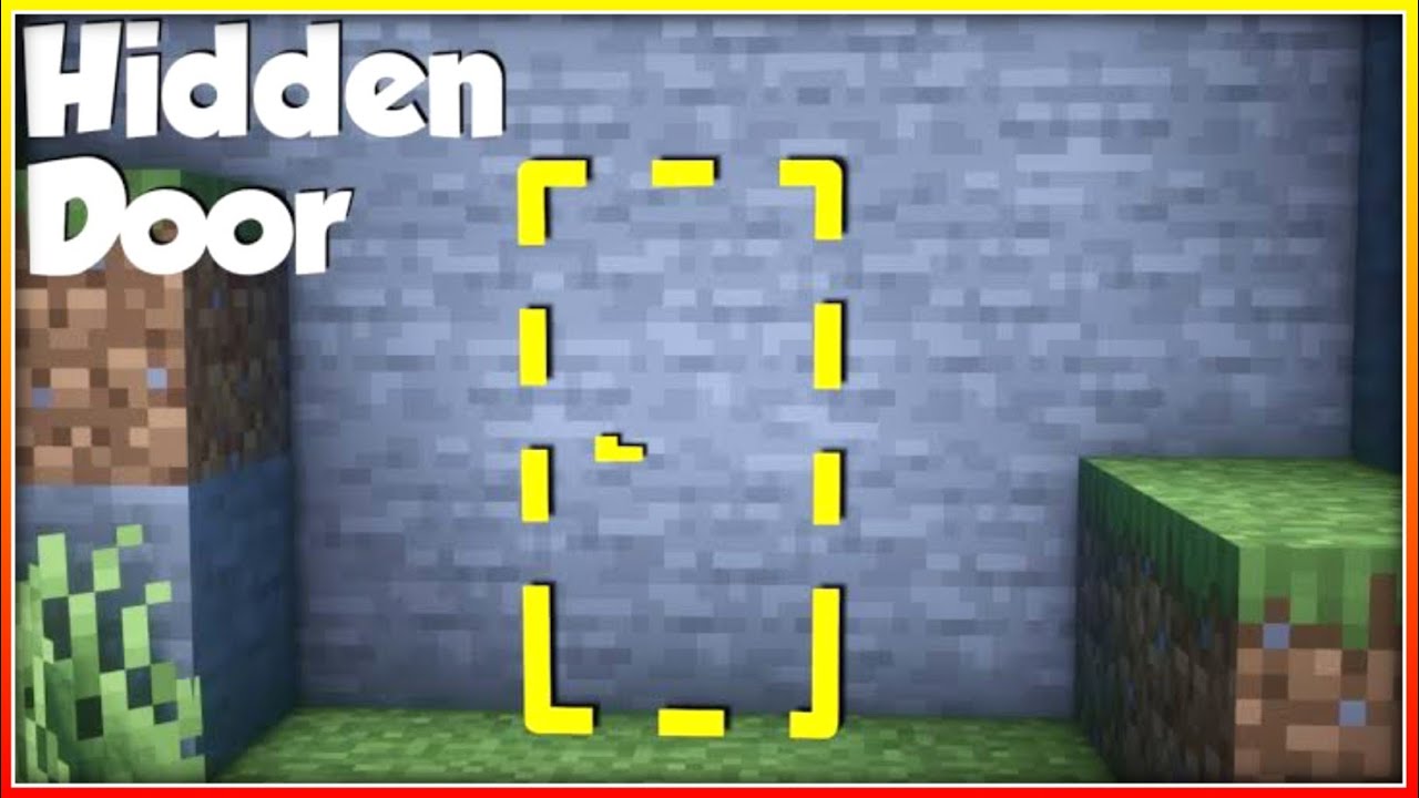 HOW TO MADE A SECRET DOOR/HIDDEN DOOR IN MINECRAFT BANGLA @Afar19pro Hidden Door Tutorial - YouTube