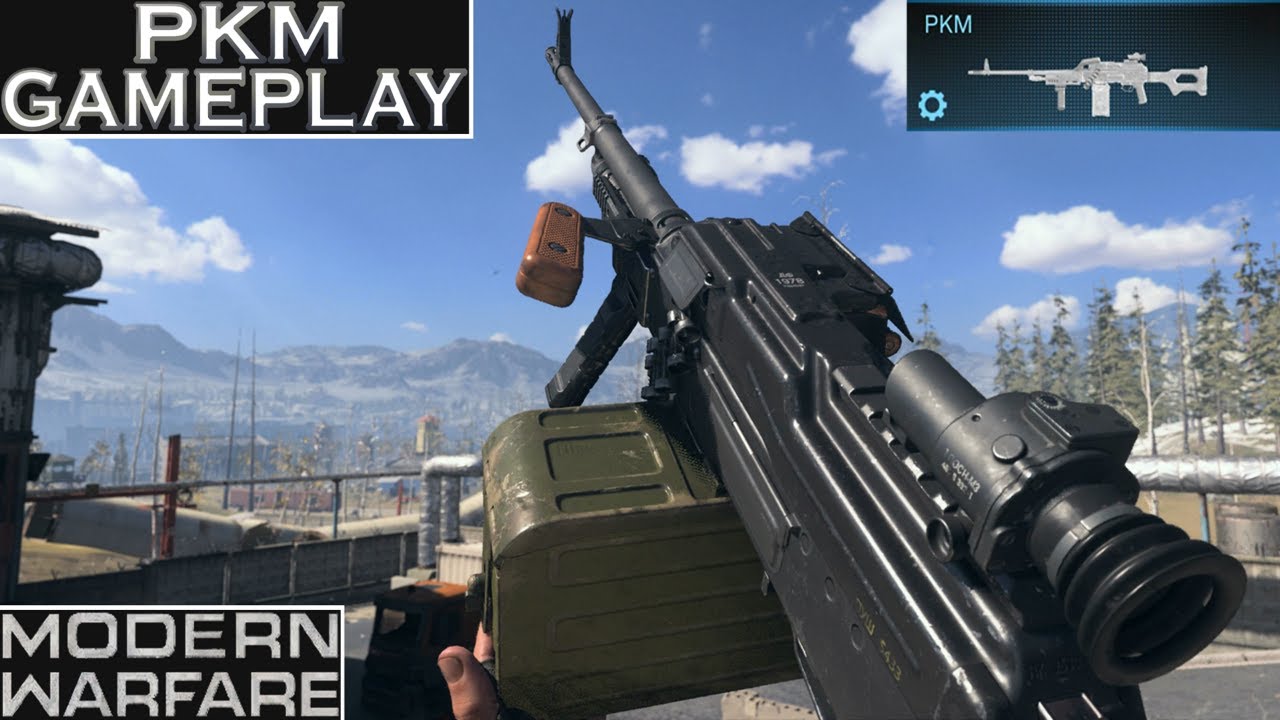 Modern Warfare PKM Gameplay - YouTube