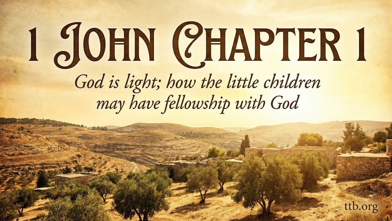 1 John Chapter 1 (Bible Study) - YouTube