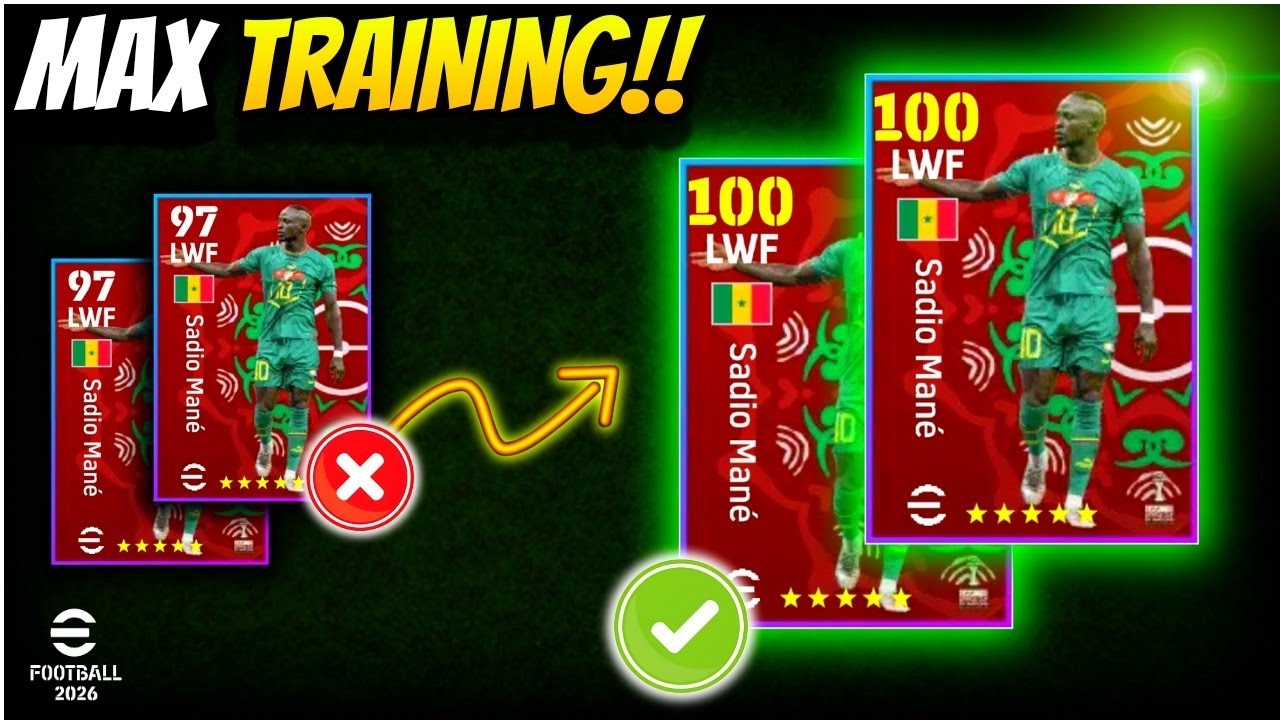 SADIO MANE NEW BEST TRAINING! 🔥🔥 | New Sadio Mane eFootball 2026 ...