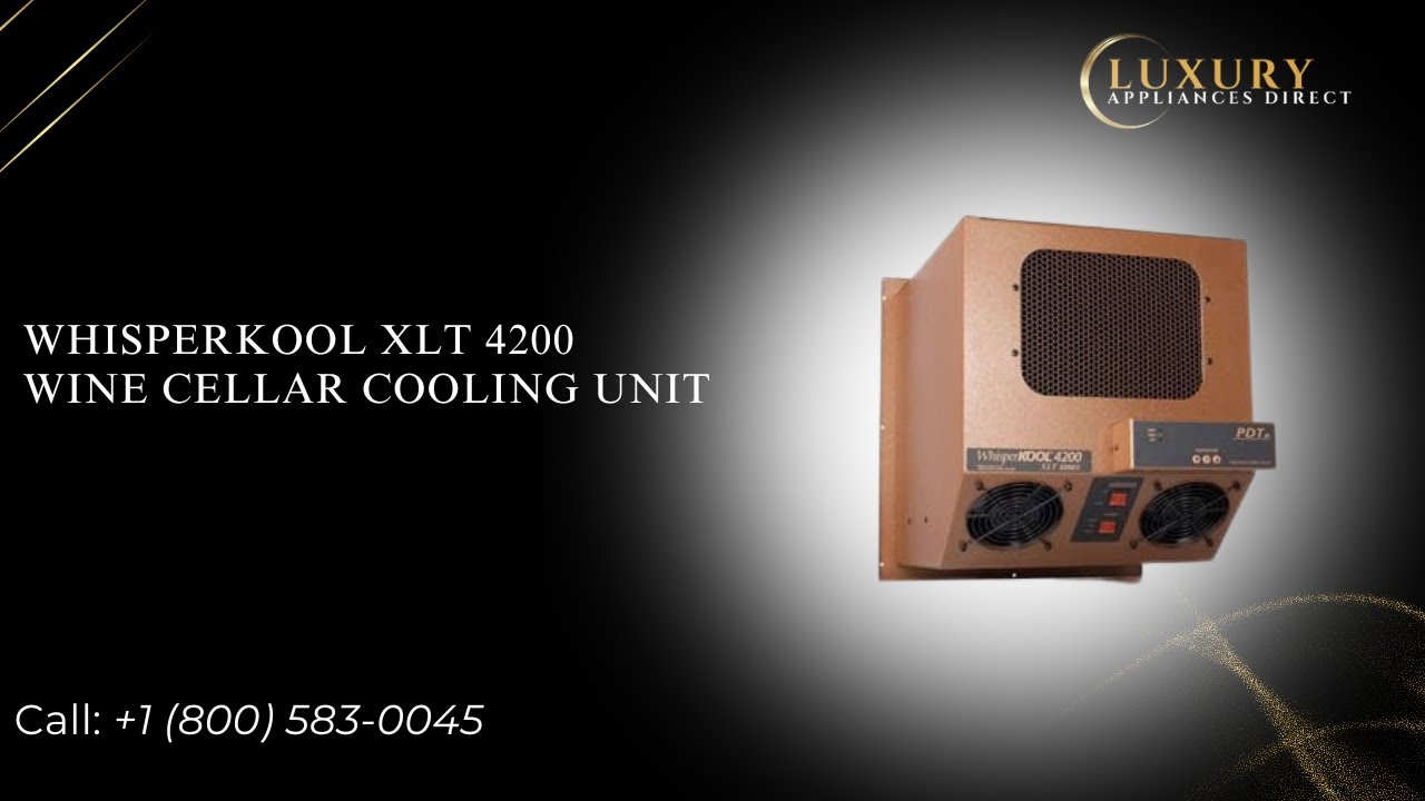 WhisperKOOL XLT 4200 Wine Cellar Cooling Unit - YouTube