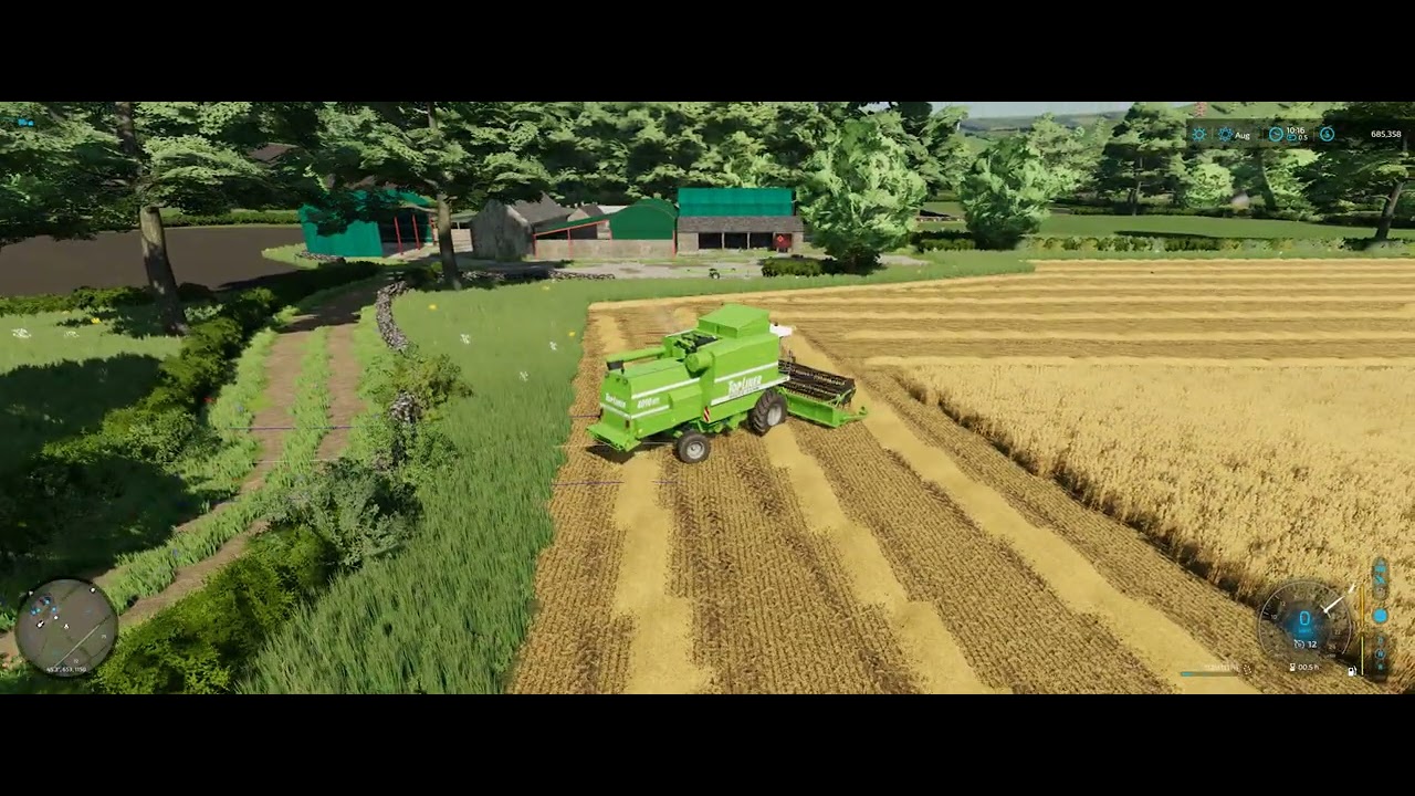 FS22 ~ BALLYSPRING MAP #02 ~ First Harvest - YouTube