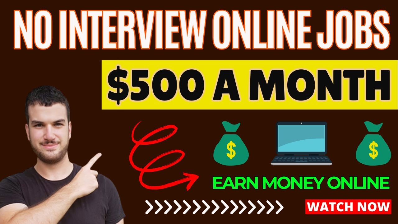 No Interview Online Jobs You Can Start Today - Work From Anywhere ...