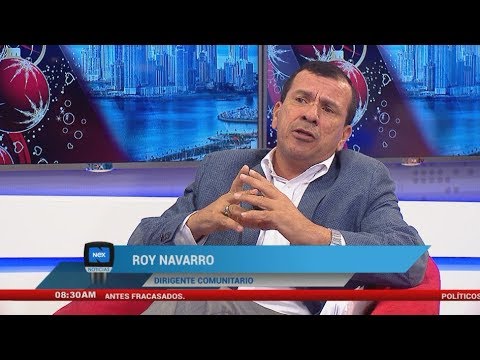 Entrevista al dirigente Roy Navarro, sobre una denuncia por invasión de terrenos - YouTube