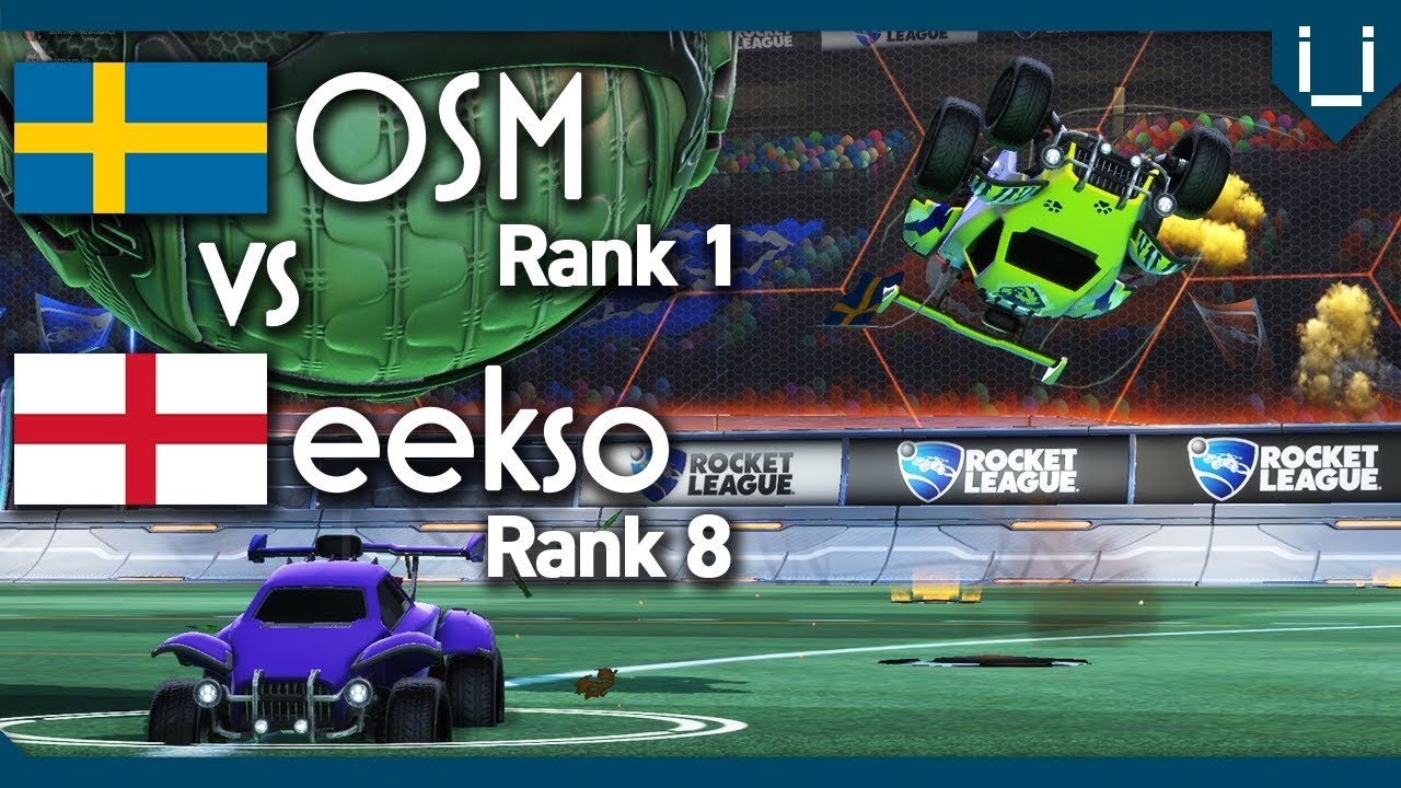 OSM (Rank 1) vs eekso (Rank 8) | $100 Rocket League 1v1 - YouTube