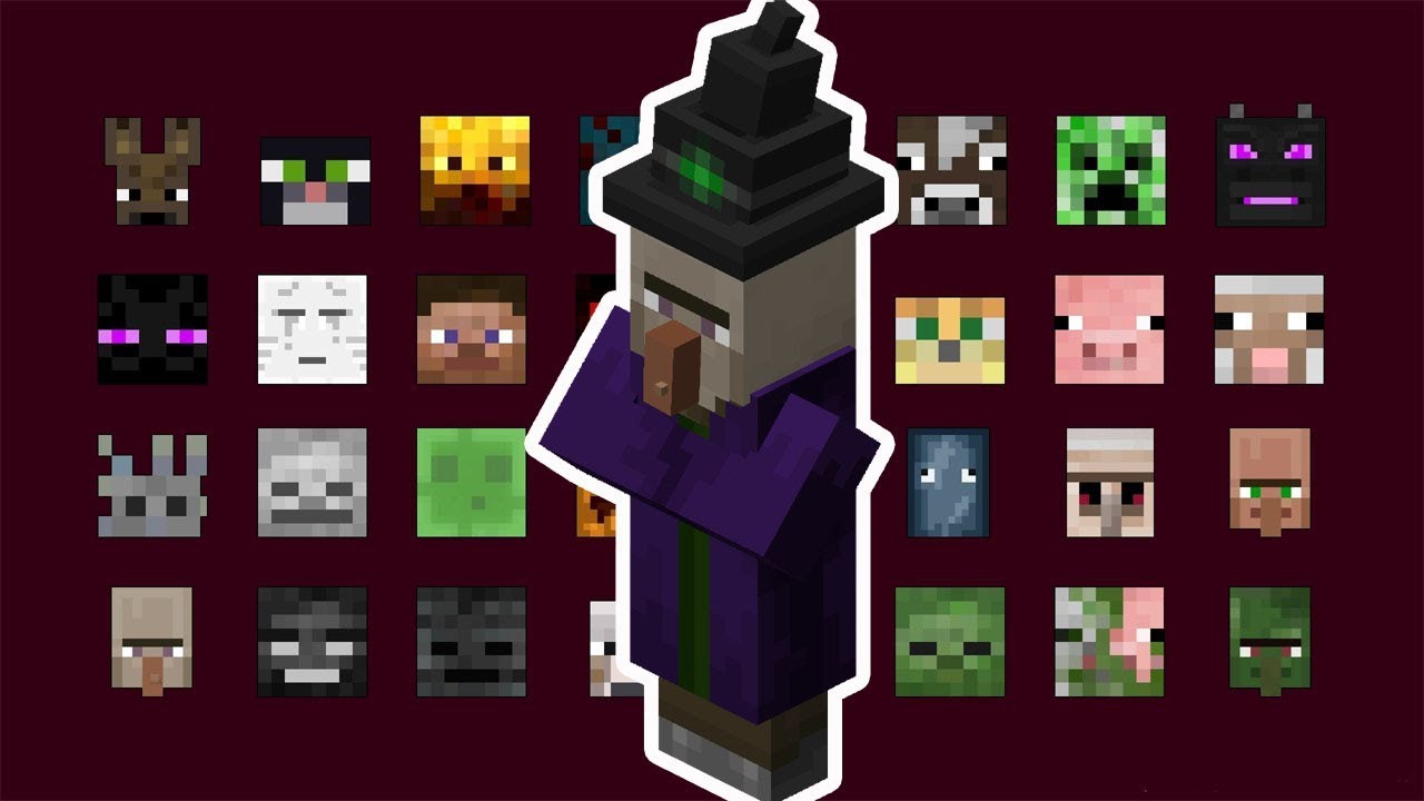 WITCH VS ALL MOBS | MINECRAFT - YouTube