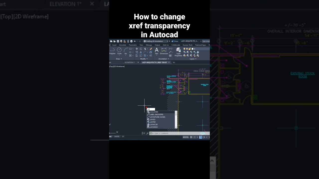 How To Change Xref Transparency In Autocad YouTube How To Change Xref Transparency In Autocad YouTube