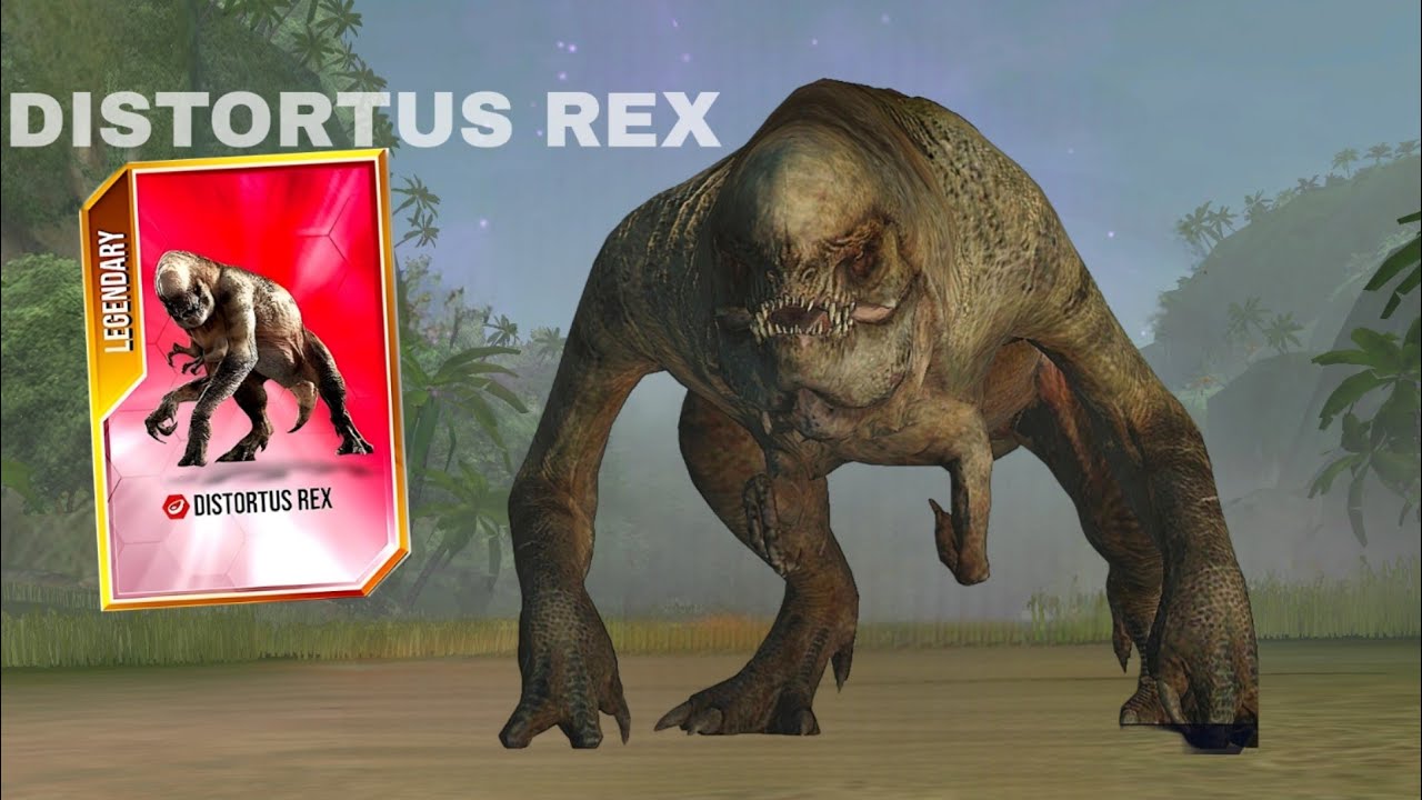 🦖 DISTORTUS REX FULL REVEAL! BOSS BATTLE! JURASSIC WORLD THE GAME - YouTube