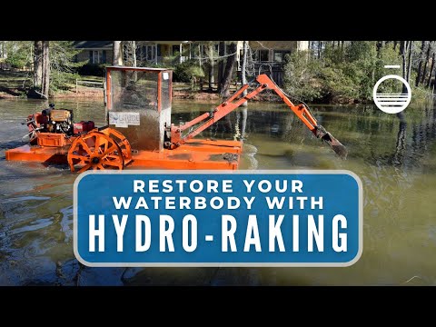 Restore Your Lake or Pond with Hydro-raking - YouTube