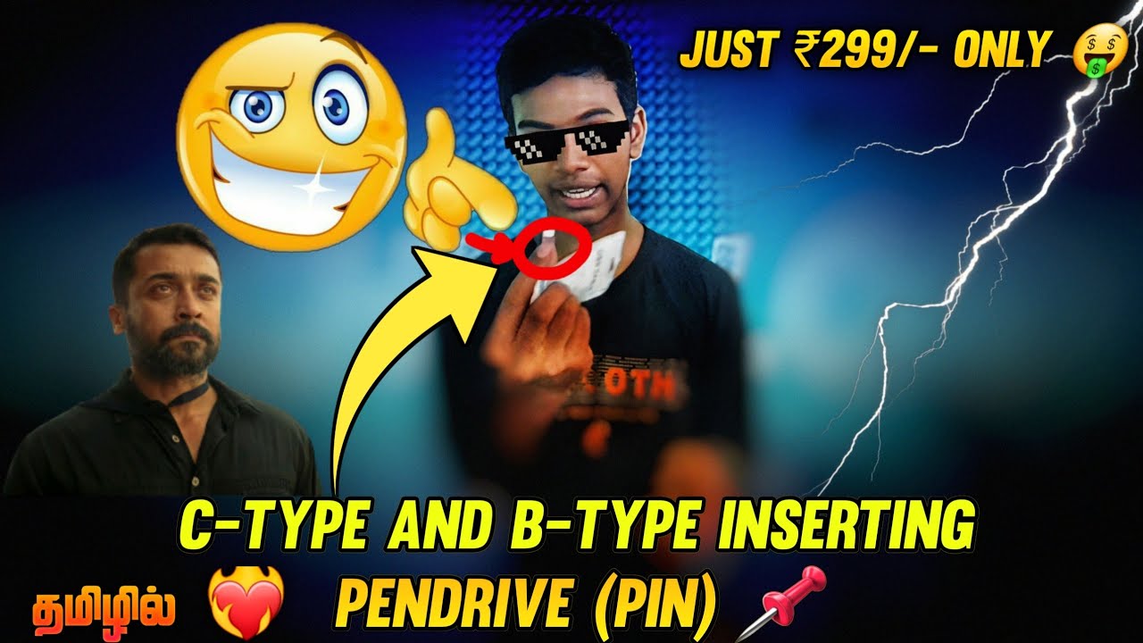 C-Type and B-Type Pin For Using Pendrive in Mobile😱📦Unboxing | Order ...