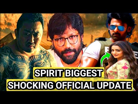 Spirit - Biggest Official Update | Trisha Krishnan In Spirit | Prabhas ...