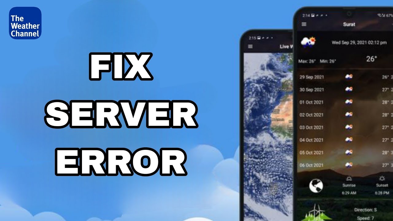 How To Fix And Solve Server Error On The Weather Channel App | Final ...
