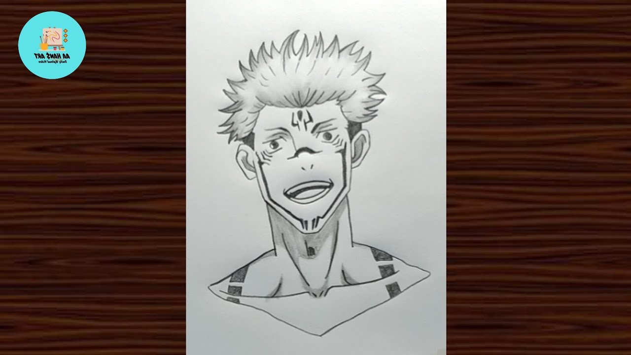 How To Draw Ryomen Sukuna ||Sukuna Drawing Step By Step||Easy Drawing ...