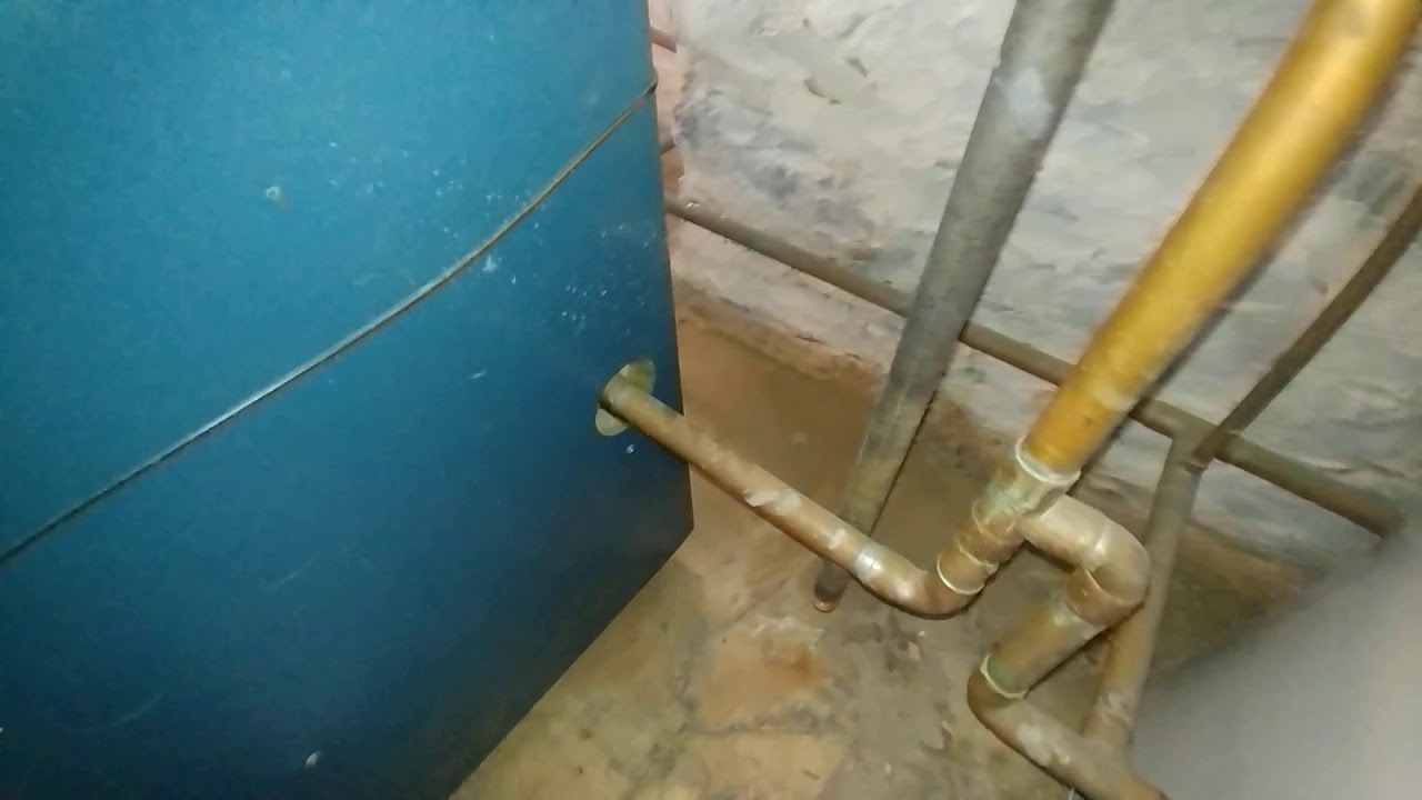 Start Of Steam Boiler Replacement... 1-1/4" Copper Riser And Header ...