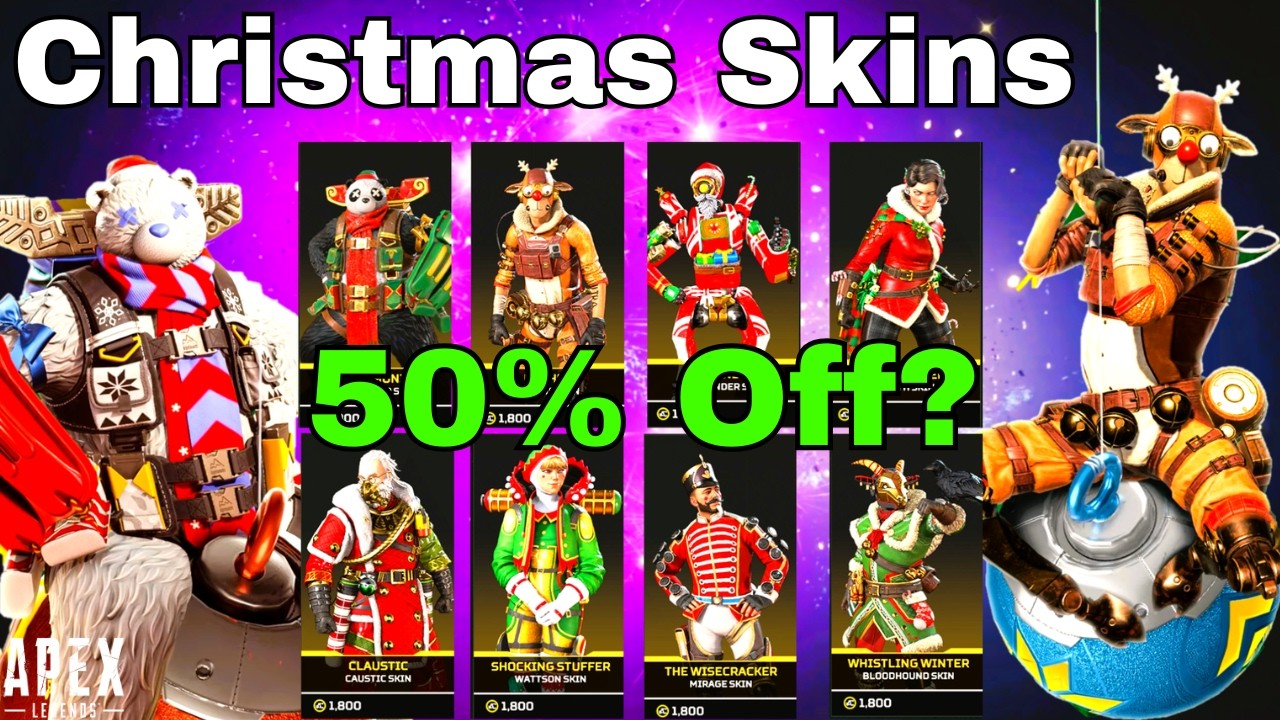 Half Price Christmas Skins in Apex Legends Season 27 - YouTube