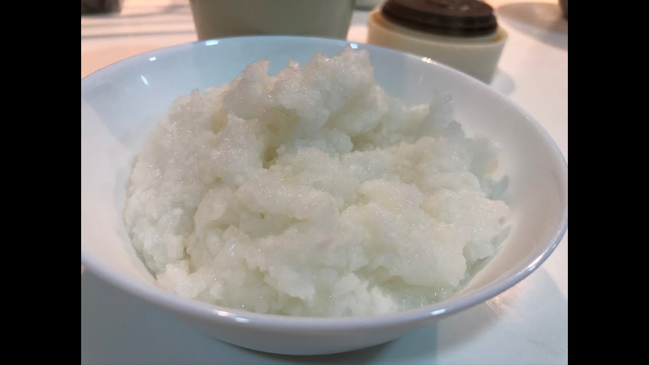 Super Easy Rice Puree 米糊做法 - YouTube