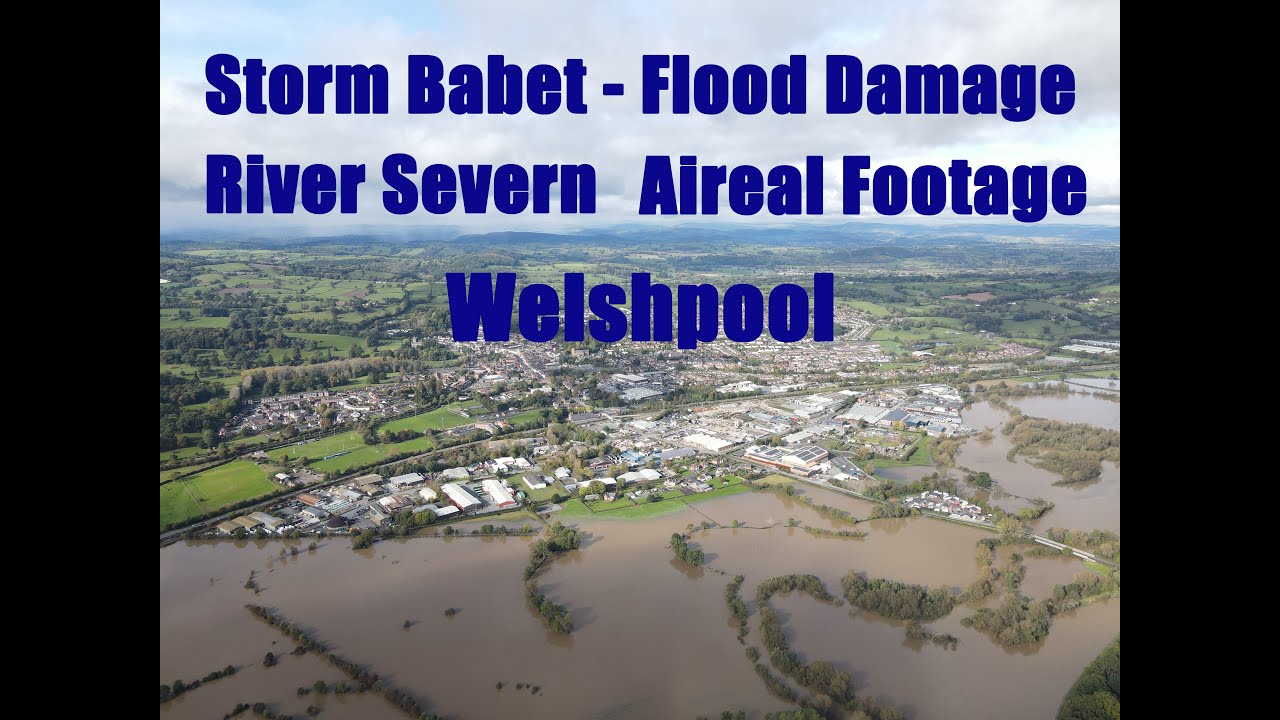 Storm Babet 2023 - Flood damage - Welshpool - YouTube