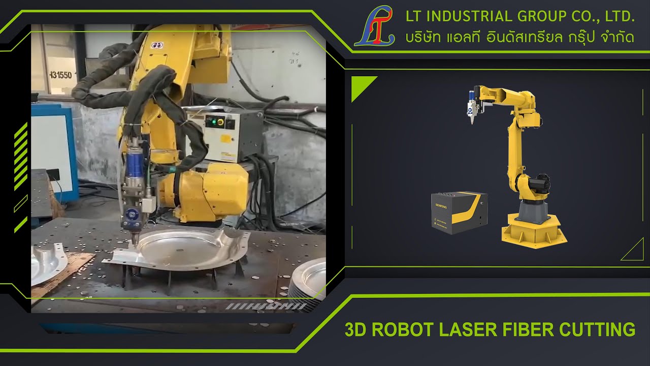 3D ROBOT CUTTING MACHINE - YouTube