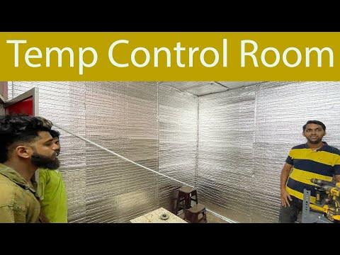 Temp Controlled Room || #insulated #insulation - YouTube