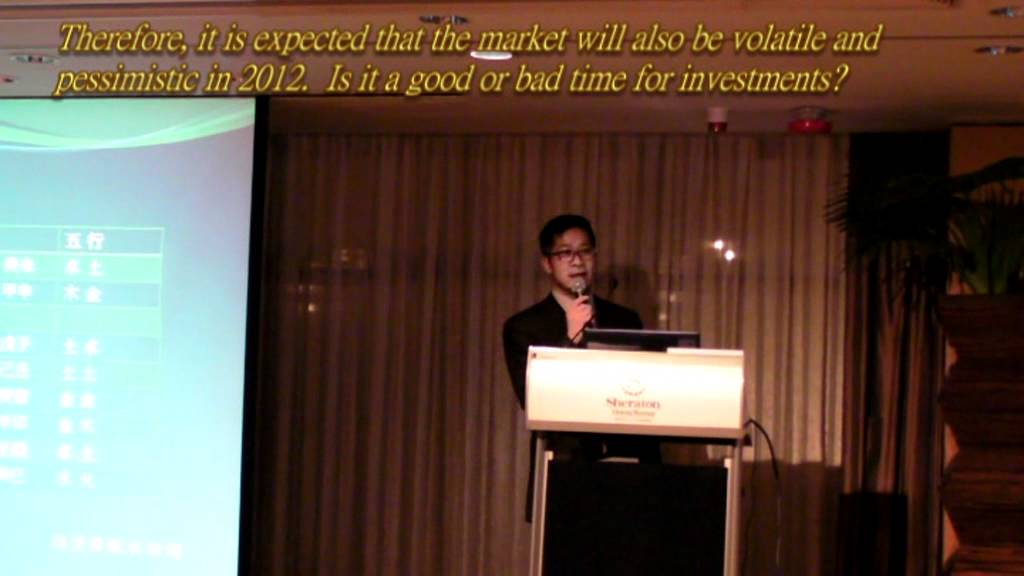 Andy Chou, Feng Shui Forecast on 2012 investment market - YouTube