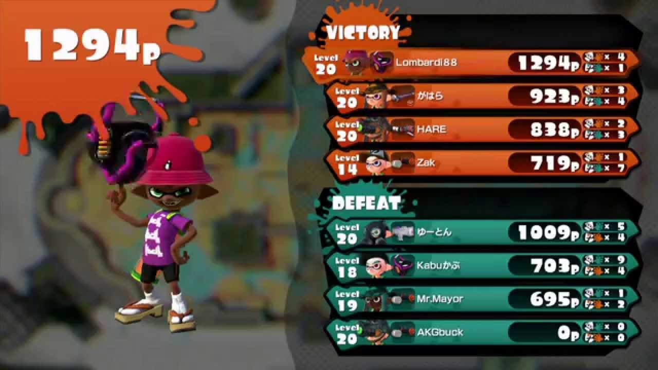 Splatoon - Turf War Matches [8/5/15] - YouTube