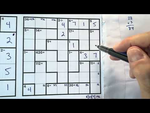 January 25th, 2026 - 7x7 KenKen - New York Times - YouTube