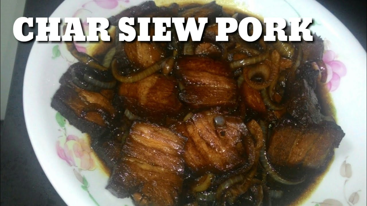 HOW TO COOK SIMPLE RECIPE CHAR SIEW PORK - YouTube