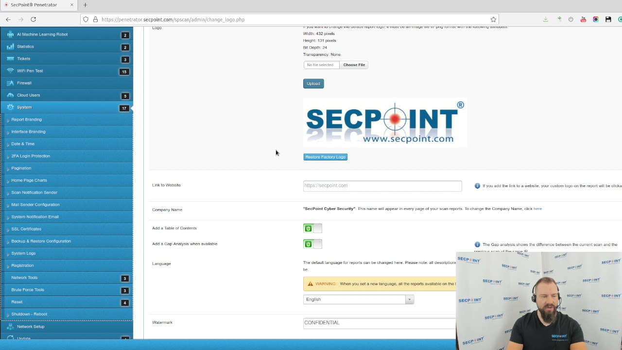 SecPoint Penetrator V51 Report Branding - YouTube