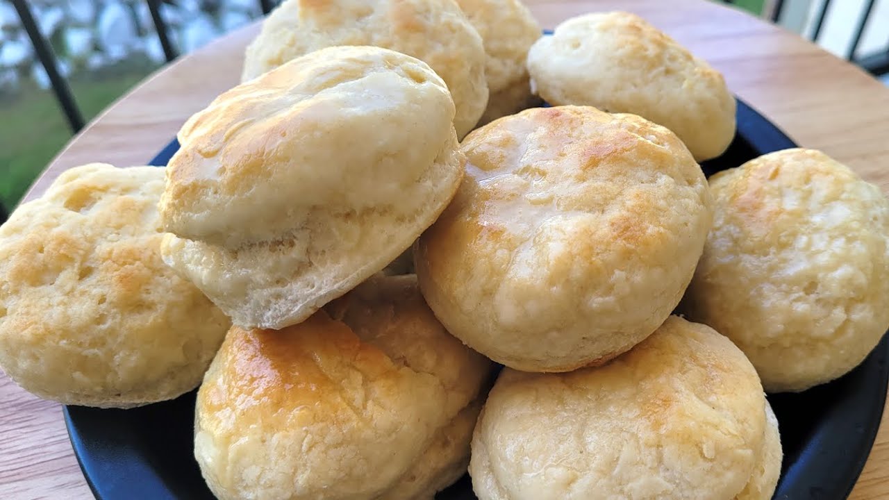20 Minutes Biscuit Recipe. Make AMERICAN Restaurant Style Buttermilk ...