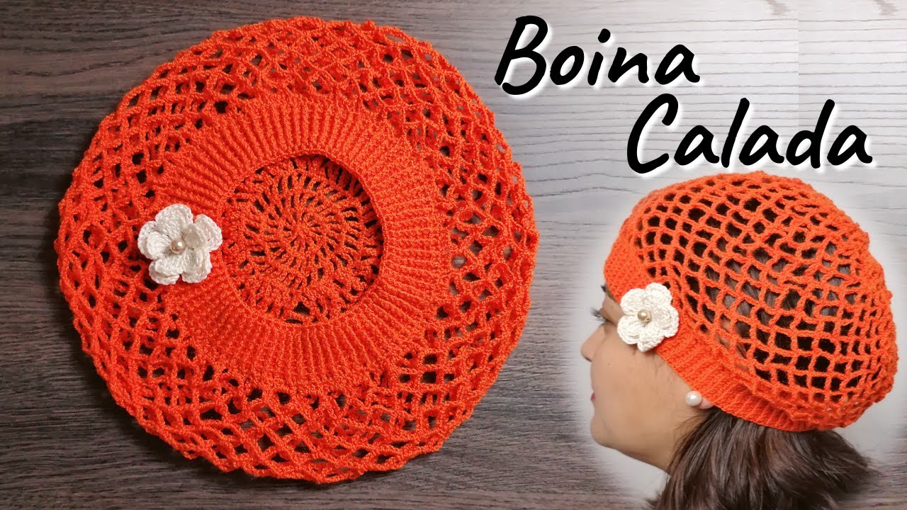 Boina Calada a Crochet - DETALLADA PASO A PASO - YouTube