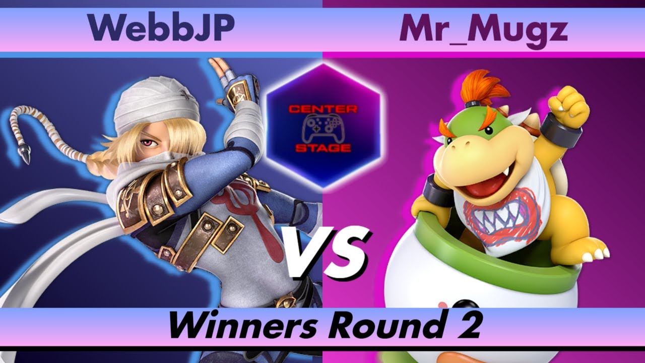 Center Stage Circuit 2023 Finale - WebbJP (Sheik) vs Mr_Mugz (Bowser Jr) - Smash Ultimate SSBU ...