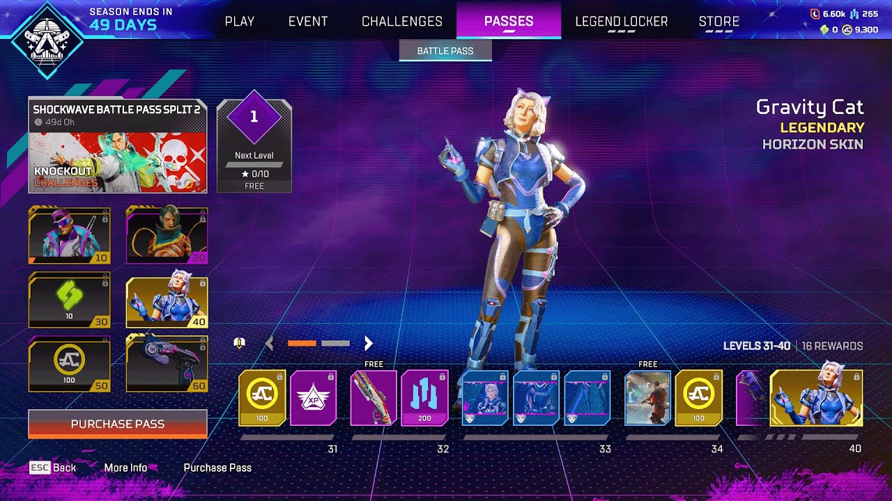 Apex Legends - Season 22 Battle Pass (Full Showcase) | Shockwave (Split ...