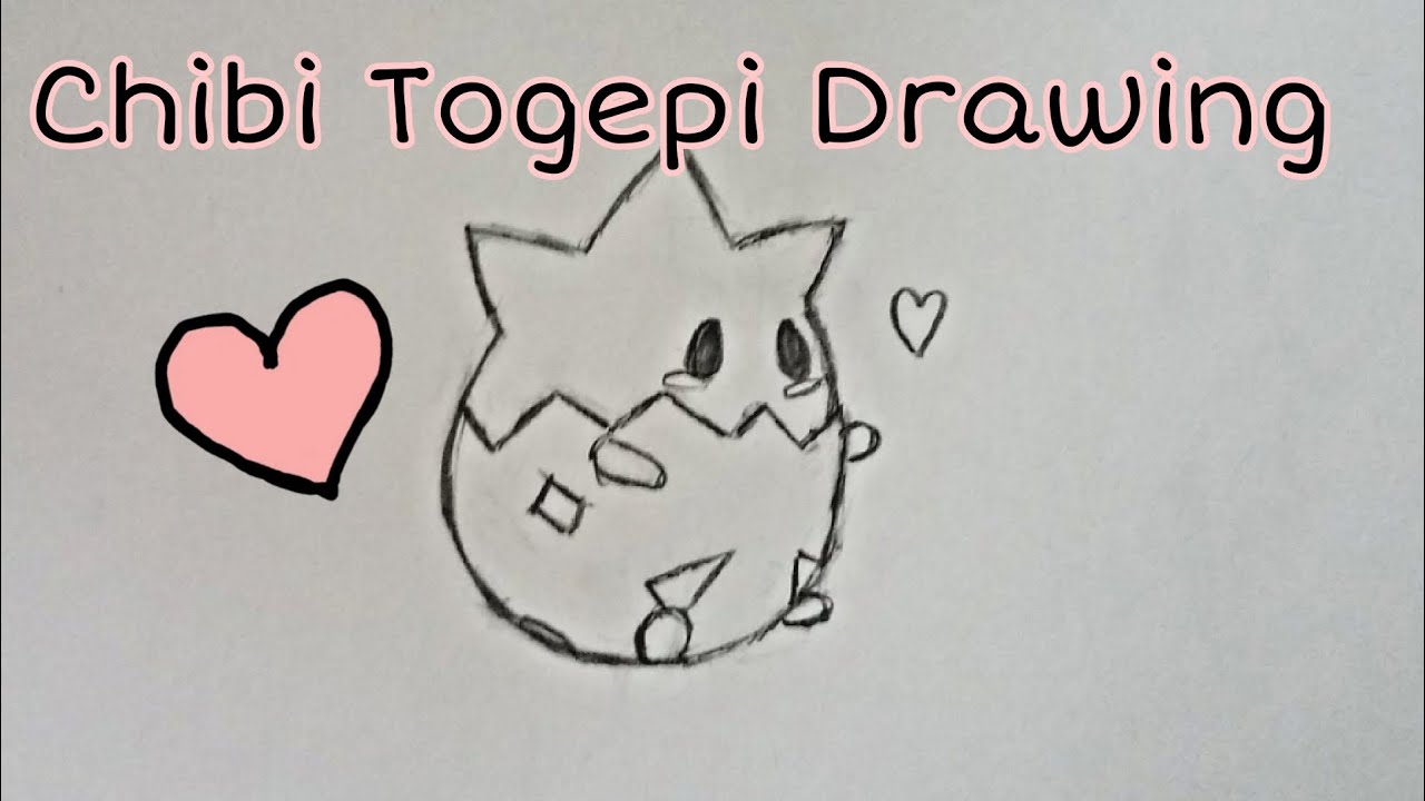 Togepi Drawing ♡ Chibi ♡ Pokémon ♡ Anime Drawing ♡ - YouTube