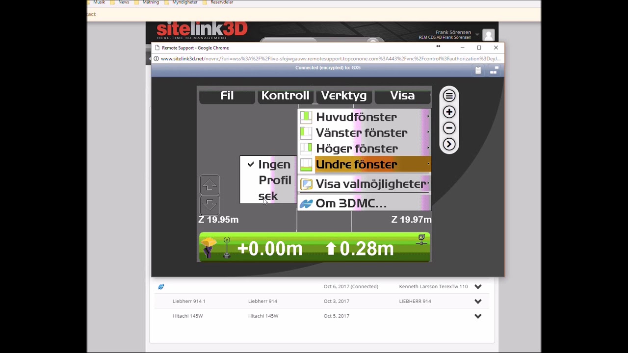 Maskinstyrning när den är som bäst. Topcon Site link 3D - YouTube