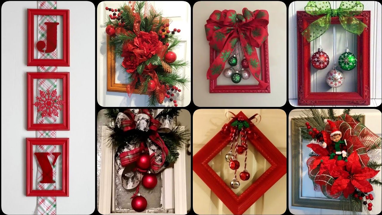 50+ Christmas frame decoration ideas/ latest ideas about Christmas ...
