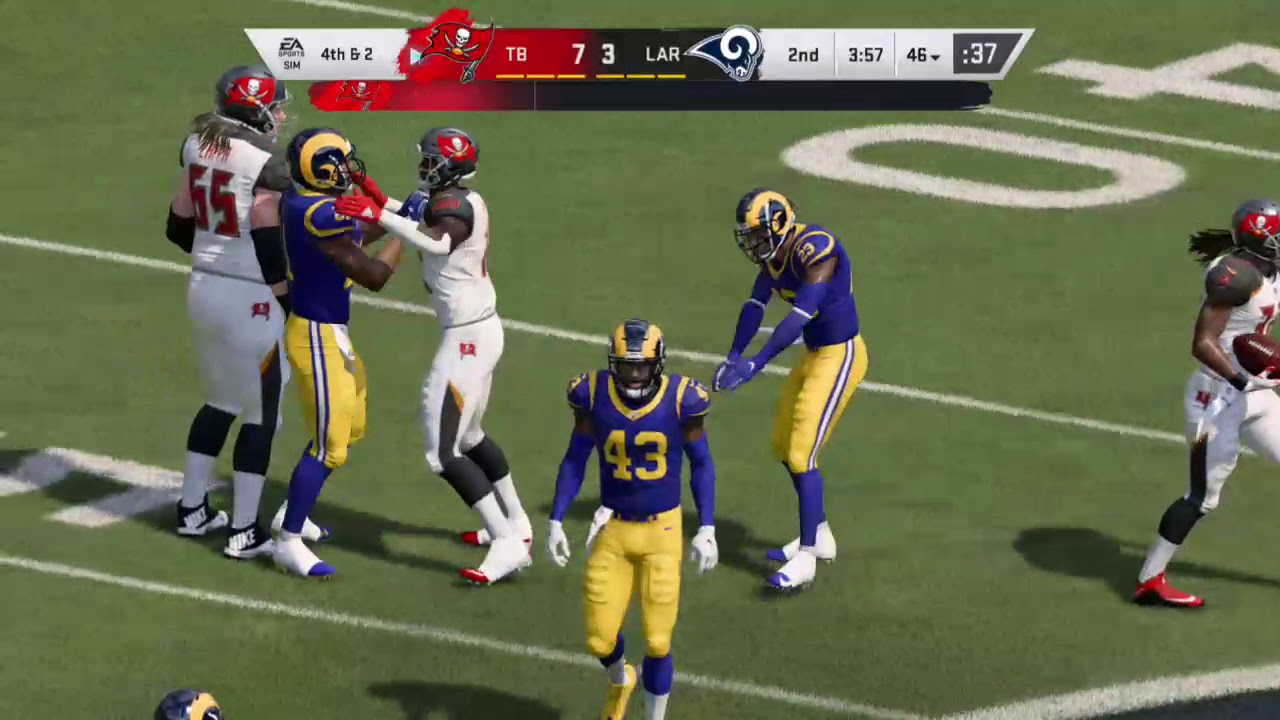 LAR vs. TB (Full Game) - Madden NFL 20 - YouTube