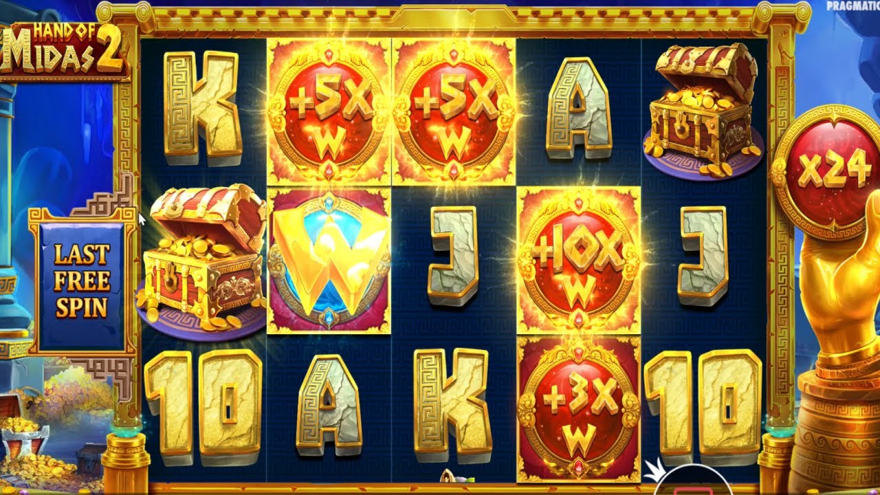 24X HUGE WIN HANDS OF MIDAS BRAND NEW SLOT BY PRAGMATIC PLAY BONUS BUY ...