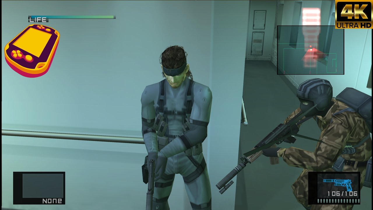 Metal Gear Solid 2: Sons of Liberty 4K UHD Gameplay | Vita3K 0.18-3194 ...